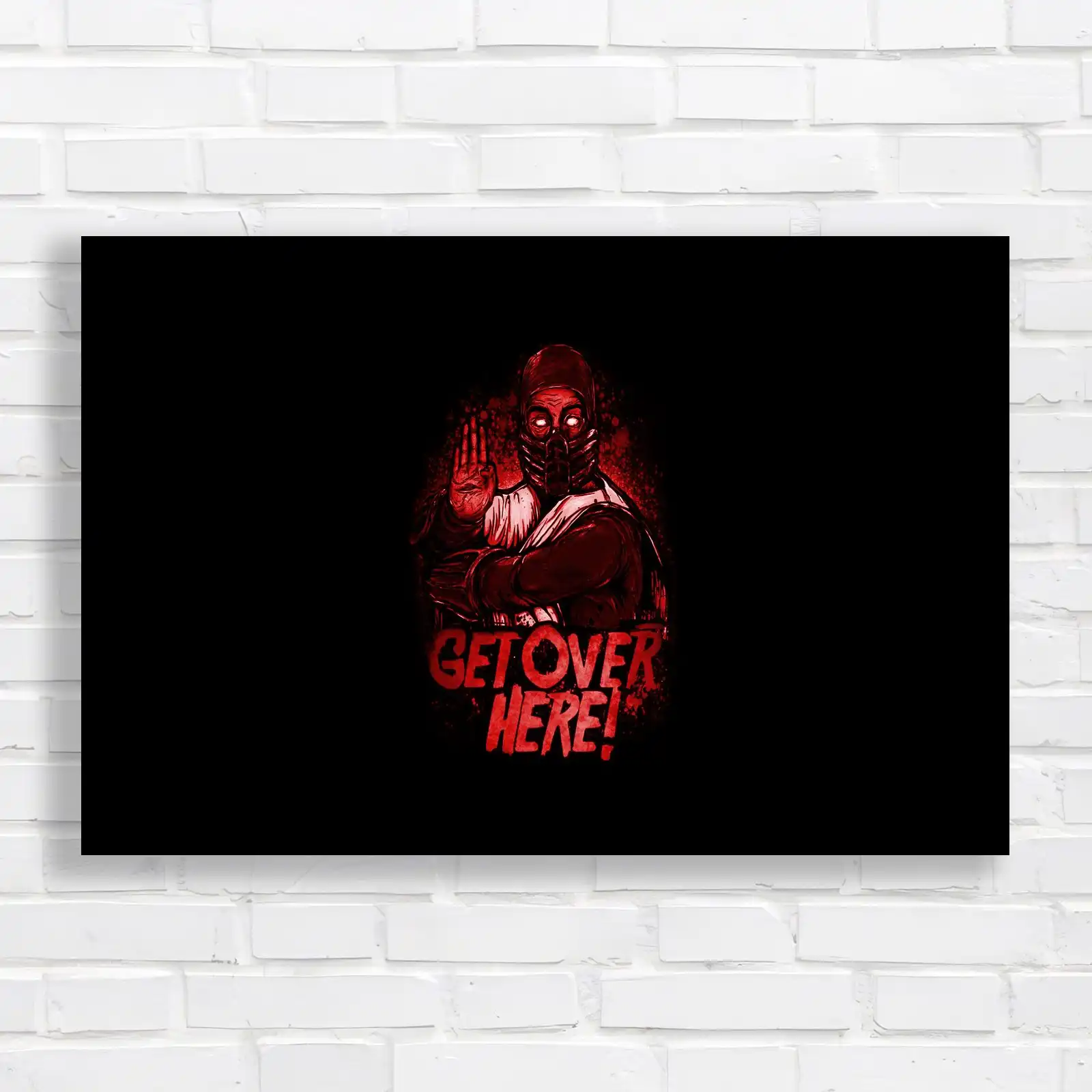 Mortal Kombat Get Over Here Canvas Print Large Picture Wall Art | eBay UK