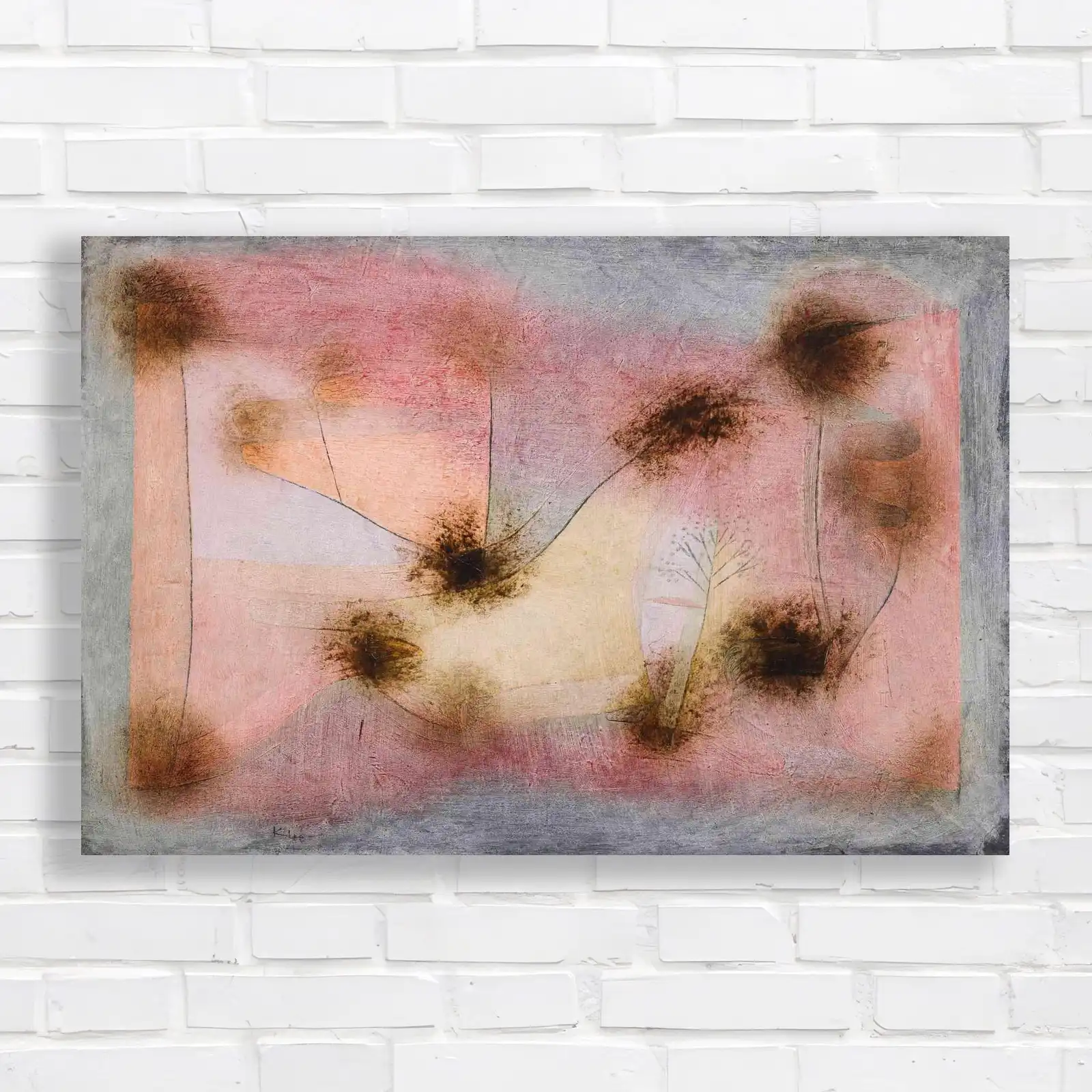 Ethereal Floral Landscape Canvas Print Large Picture Wall Art | eBay UK
