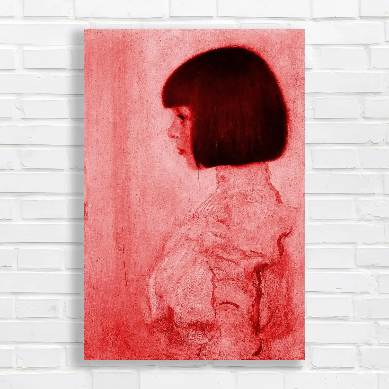 Elegant Monochrome Portrait Canvas Print Large Picture Wall Art | eBay UK