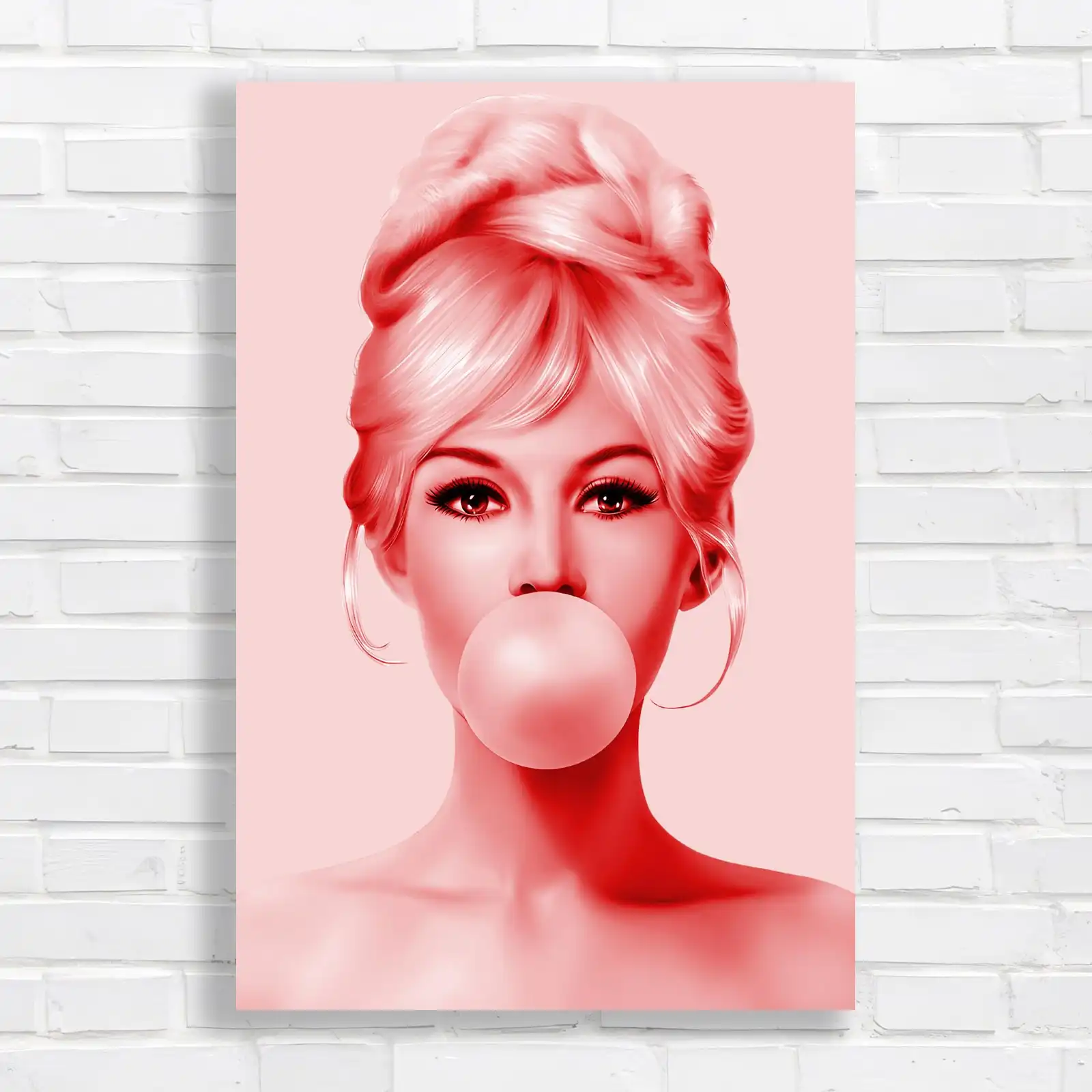 Vibrant Pinup Girl Canvas Print Large Picture Wall Art | eBay UK