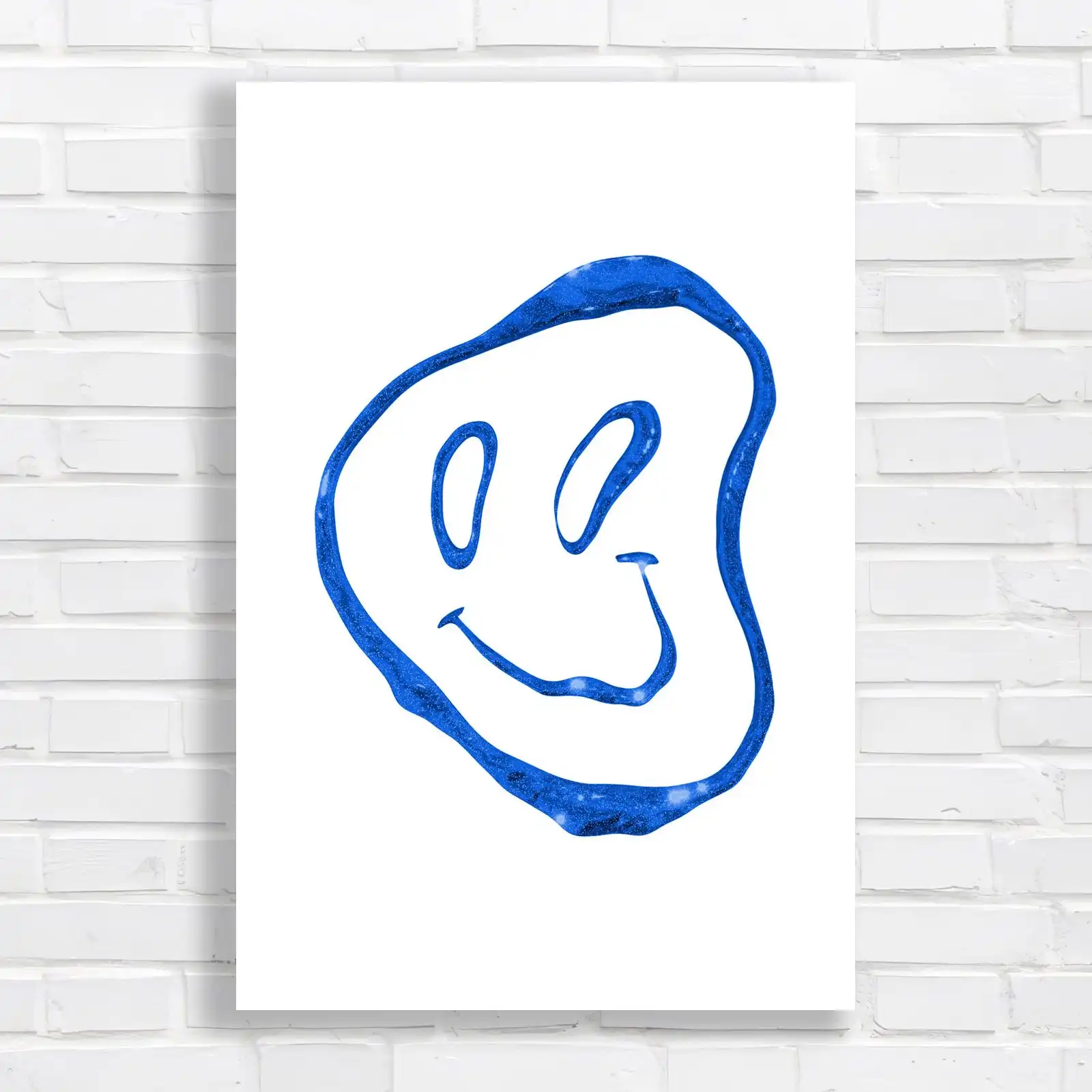 Vibrant Smiley Face Abstract Canvas Print Large Picture Wall Art | eBay UK
