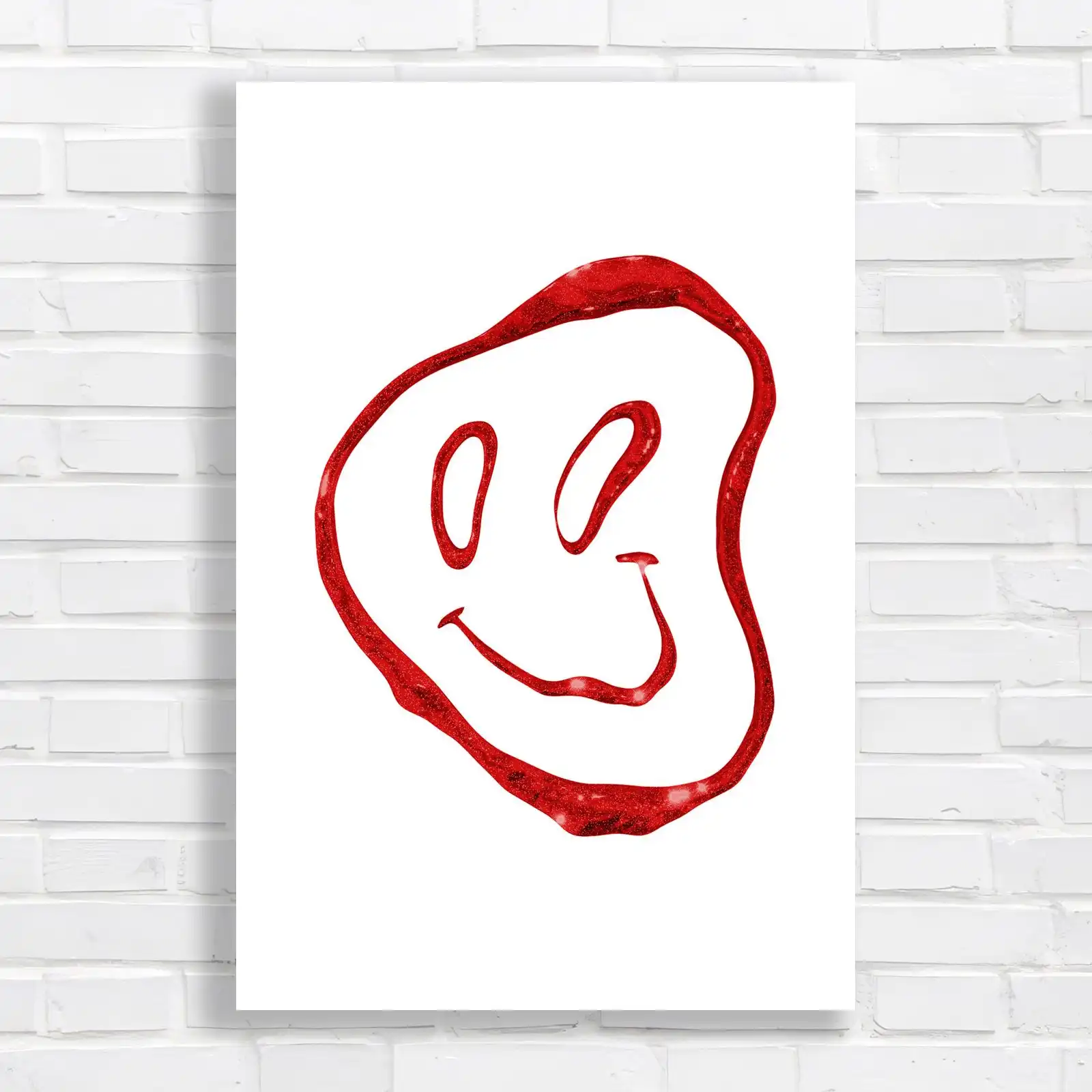 Vibrant Smiley Face Abstract Canvas Print Large Picture Wall Art | eBay UK